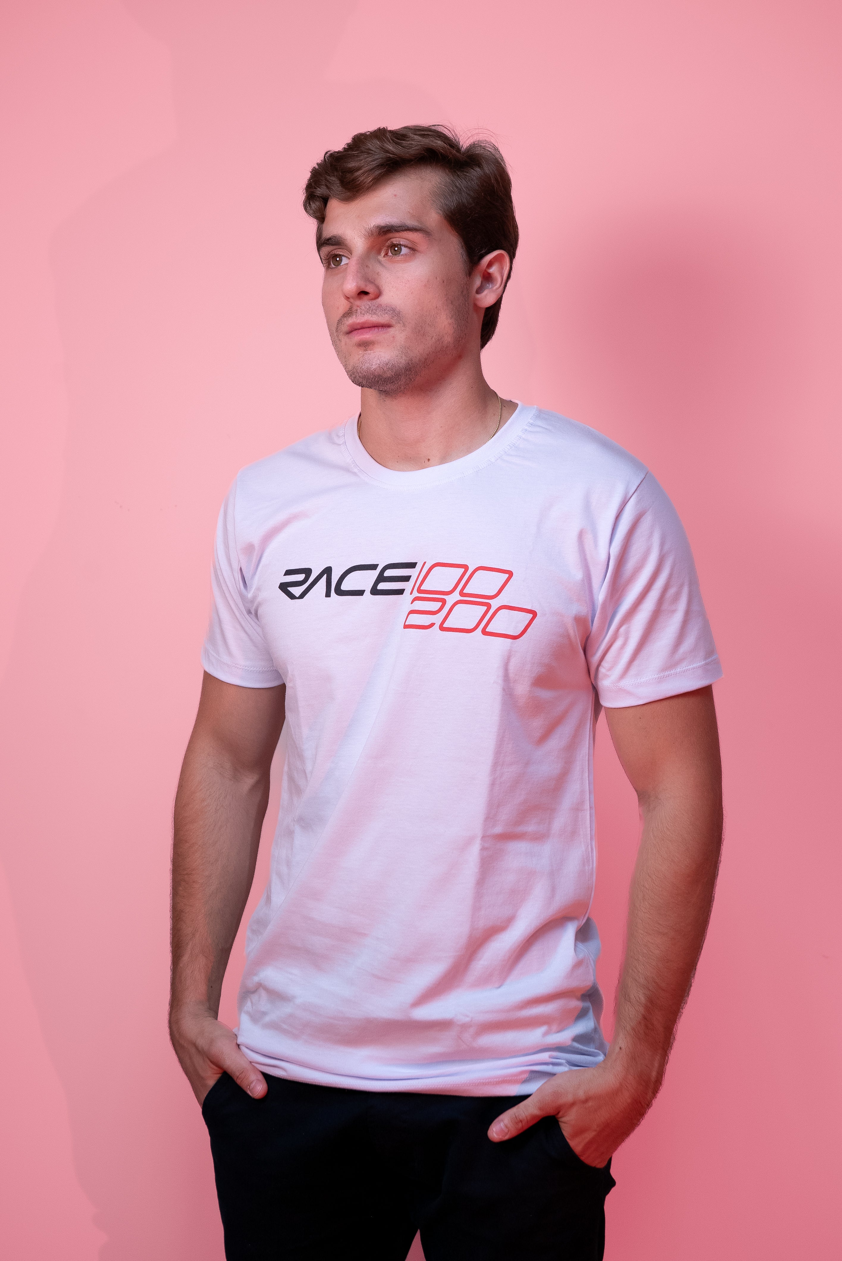 Camiseta RACE100200 Personalizada - Branca – Loja Race 100-200